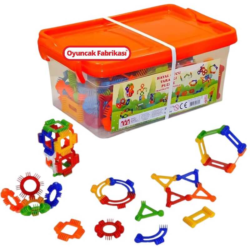 Efe Oyuncak Hayal Gücü Taraklı Puzzle Büyük Boy Lego ve Yapı ...