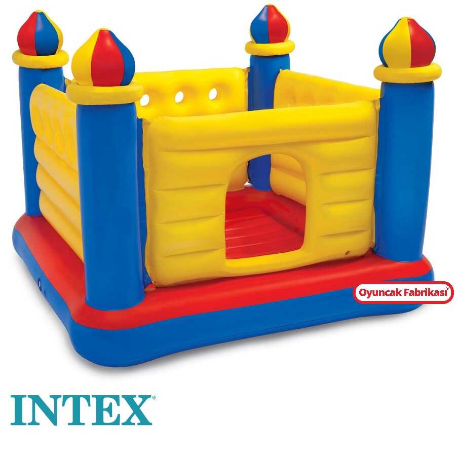 Intex 48259 Şişme Zıplama Oyun Havuzu Jump-O-Lene Kale Fedaisi Oyun ...