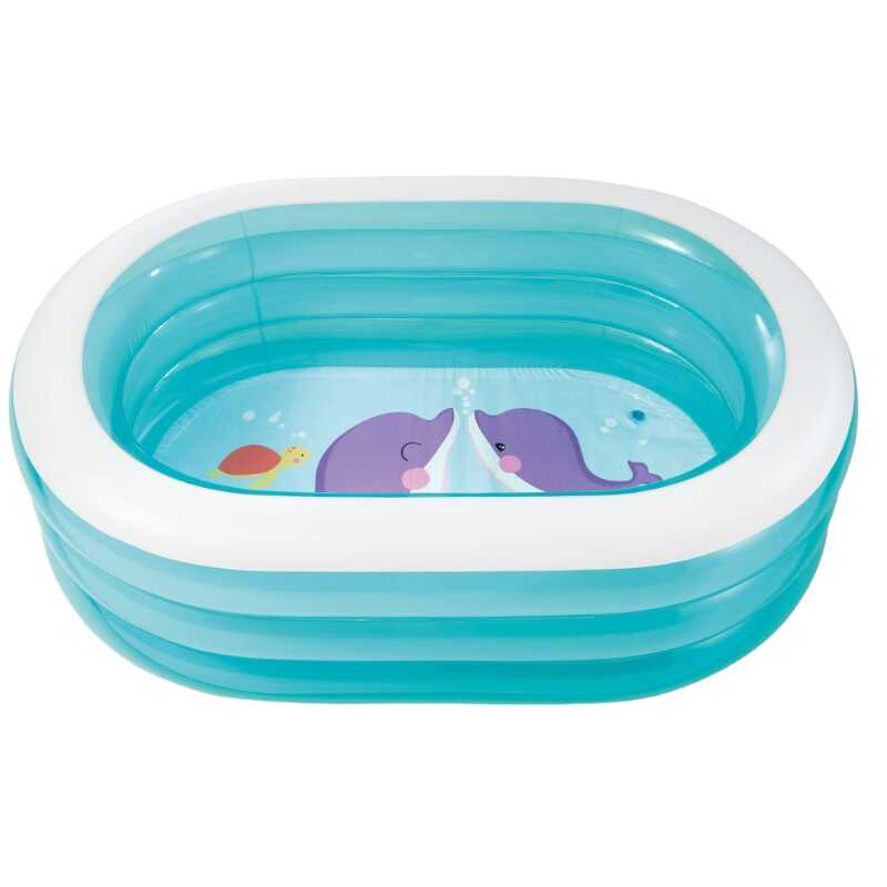İntex 57482 Şeffaf Oval Havuz 163x107x46 Cm Şişme Havuz İntex | Oyuncak Fabrikası