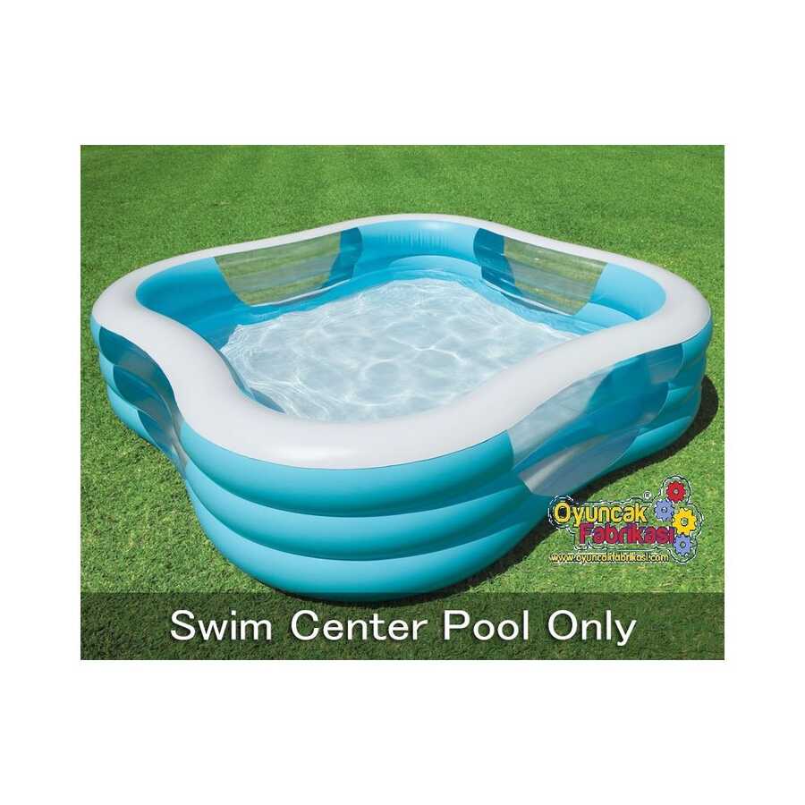 İntex 57495 Mavi Renkli Şeffaf Pencereli Havuz Şişme Havuz İntex ...