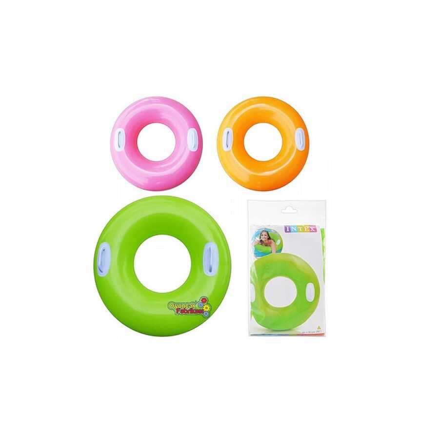 İntex 59258 Tutmaçlı Parlak Şişme Simit 76 Cm Simitler İntex | Oyuncak ...
