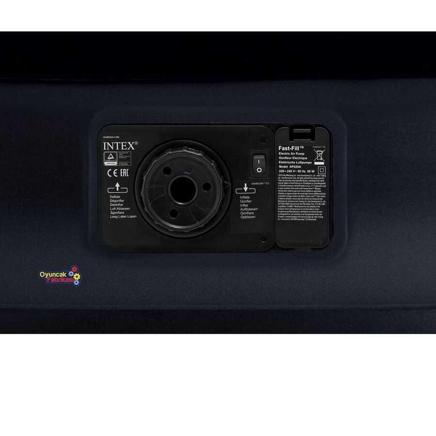 İntex 64122 Elektrikli Tek Kişilik Şişme Yatak Dura-Beam Fiber-Tech ...