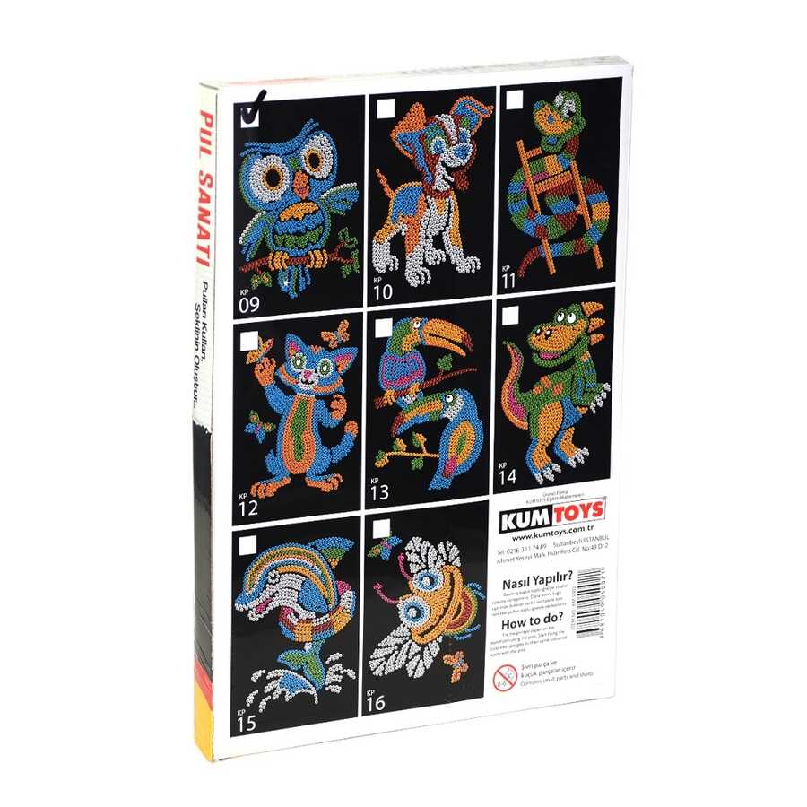 Kumtoys Eğitici Pul Sanatı Pulları Kullan Şeklini Oluştur Hobi ve Sanat ...