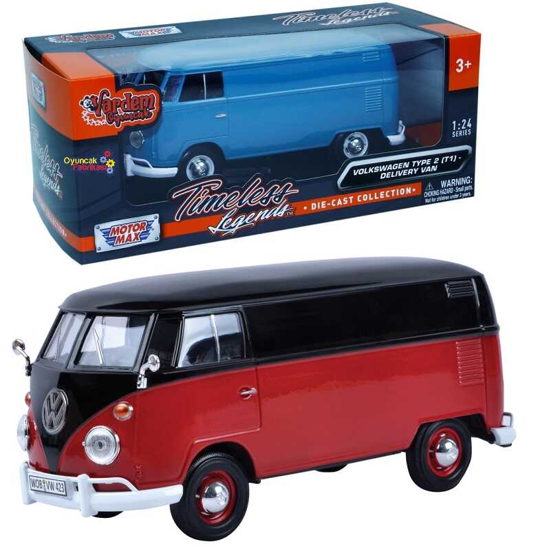 Model Araba Motormax 1:24 Volkswagen Type 2 T1 Delivery Van Model Araba ...