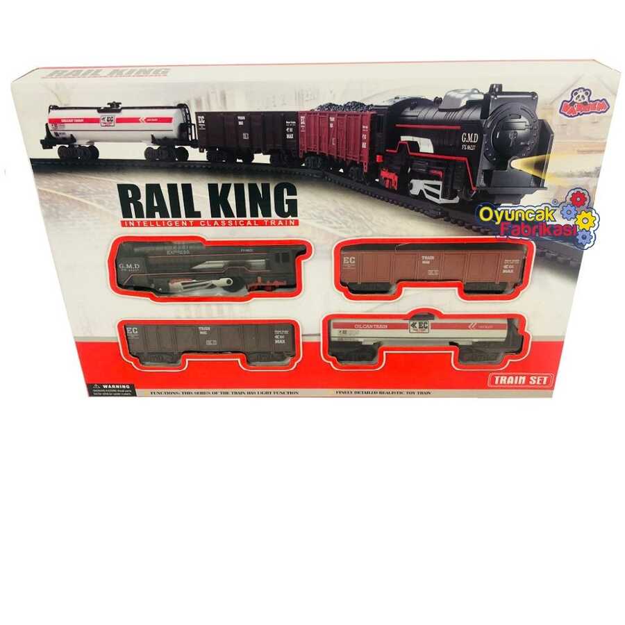 Oyuncak Klasik Ekspres Tren Seti 18 Parça (Rail King) Oyuncak Tren Seti ...