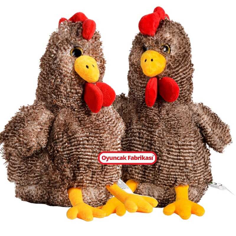 Oyuncak Peluş Çilli Horoz Tavuk 40 cm Peluş Tavuk - Horoz Halley ...
